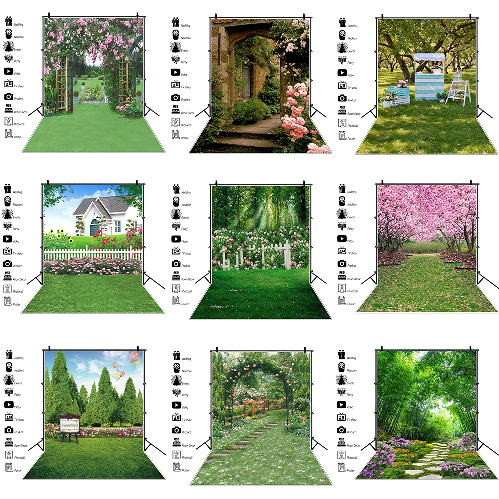 Photo Backdrops Spring Flowers | Photo Background Flower | Spring ...