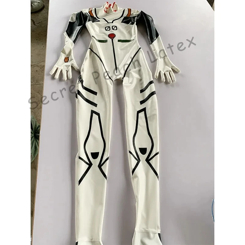 Pakaian-kucing-putih-uniseks-lateks-Cosplay-EVA-seluruh-tubuh-dengan ...