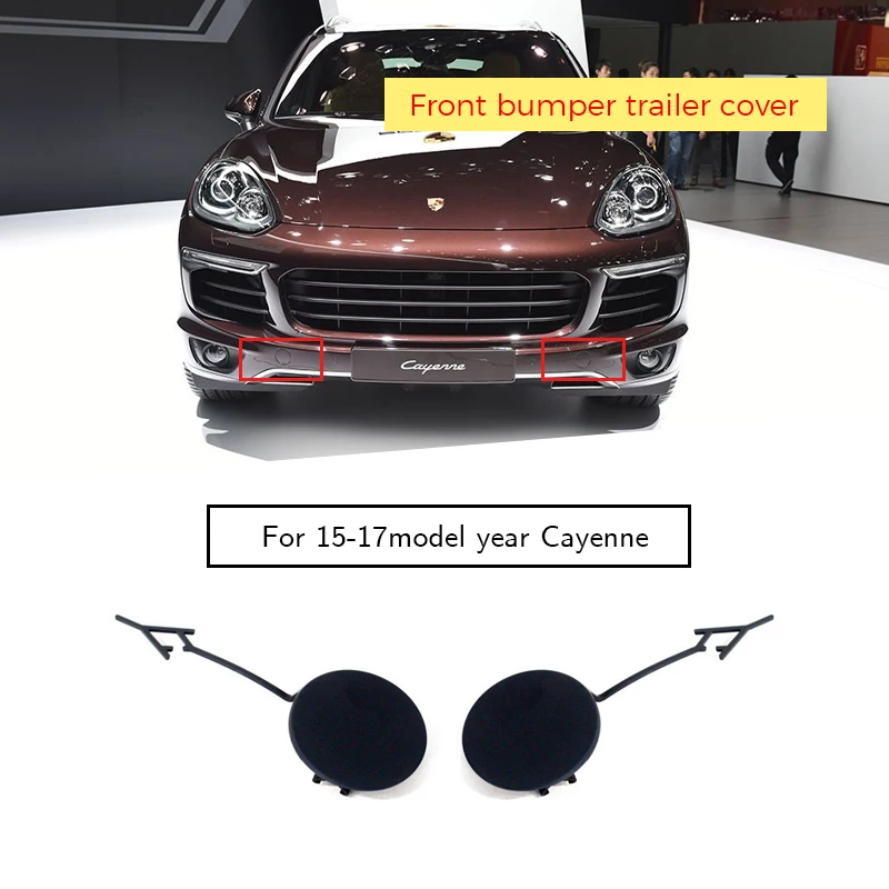 Car front bumper trailer cover for Porsche Cayenne 958.2 2015-2017 ...