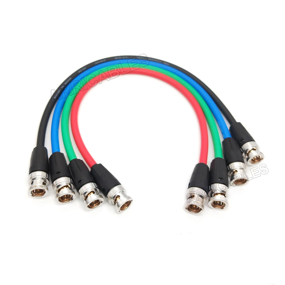 12G 4K HD SDI Flexible Video Patch 75 Ohm Coaxial BNC Cable for Camera ...