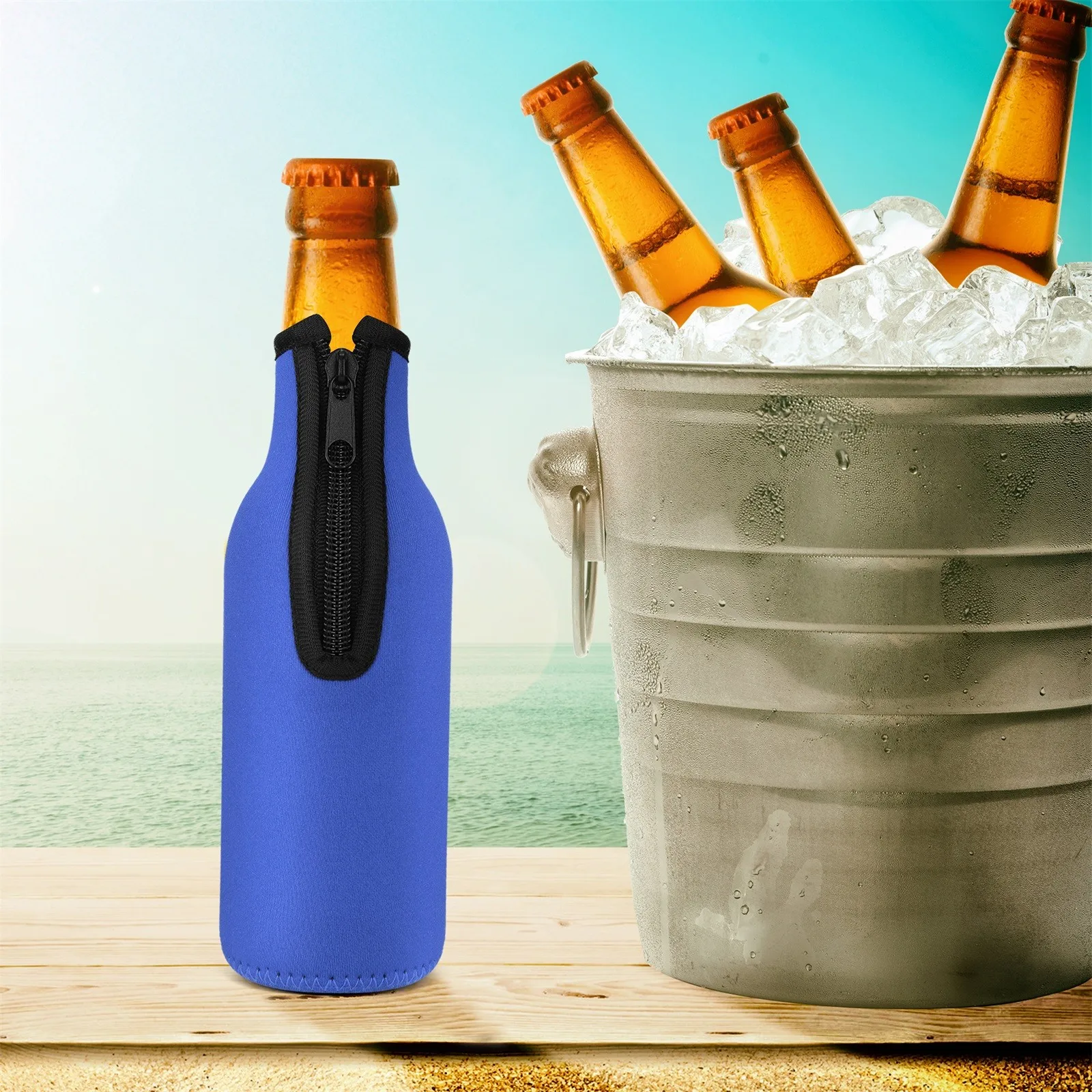 1-2-4-5-pcs-Beer-Bottle-Coolers-Bottle-Insulator-Sleeve-Covers-With ...