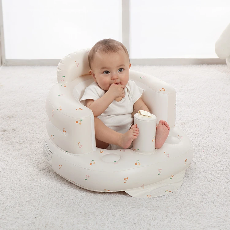 Ins Inflatable PVC Baby Training Small Sofa Learning Chair Baby ...