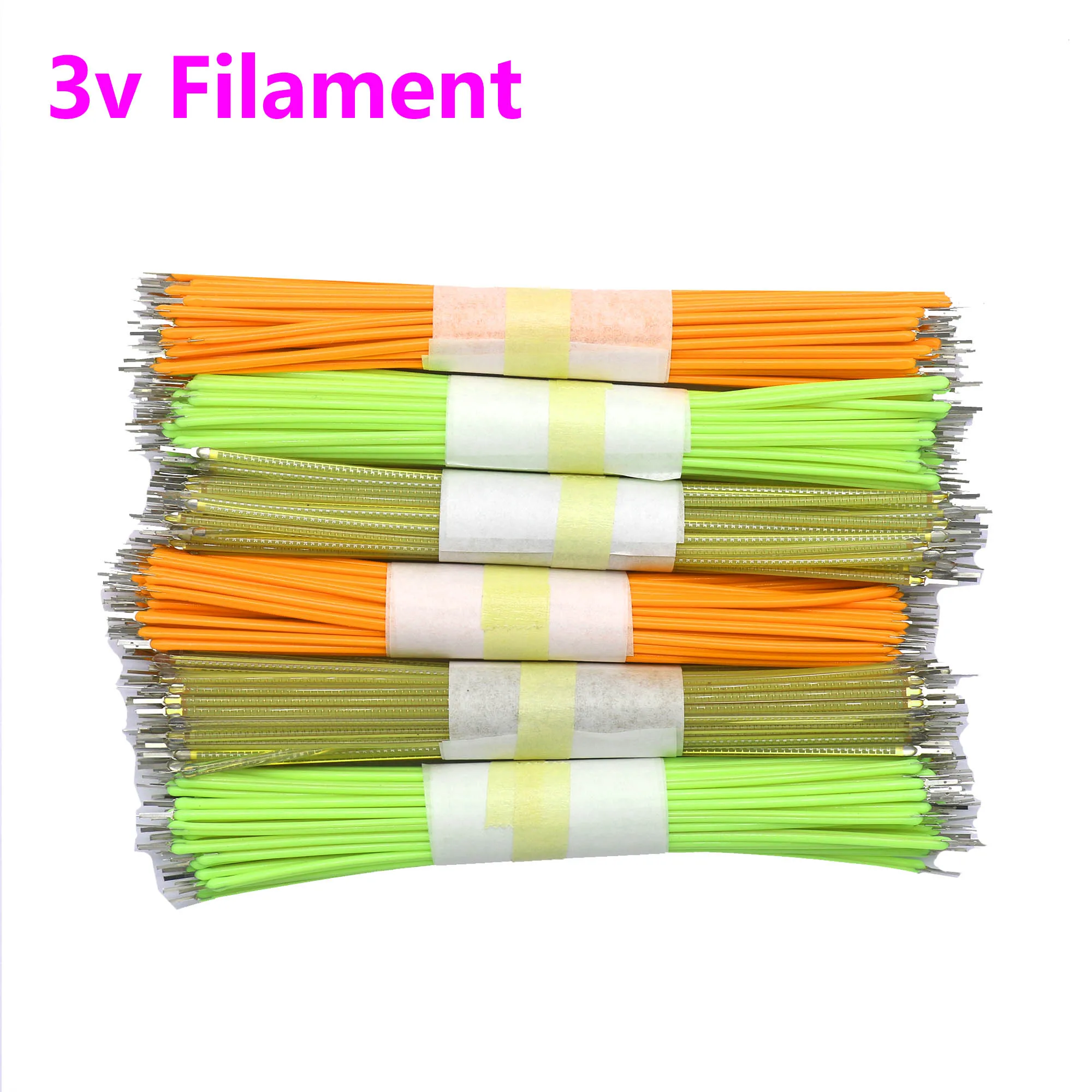 NEW-Stype-130mm-RED-Green-Blue-Flexible-filament-DC3V-Bulb-LED-Filament ...