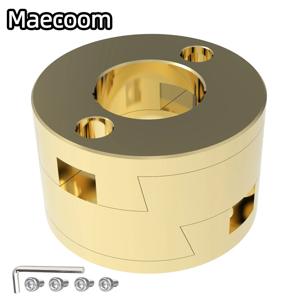 Maecoom 16mm Oldham Coupling T8 Z-axis Screw Hot Bed Reduce Printing ...