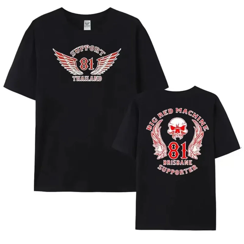Hells Angels World T-Shirt Women Fashion Support 81 Printing Tshirt Oversized Short Sleeve Men ...