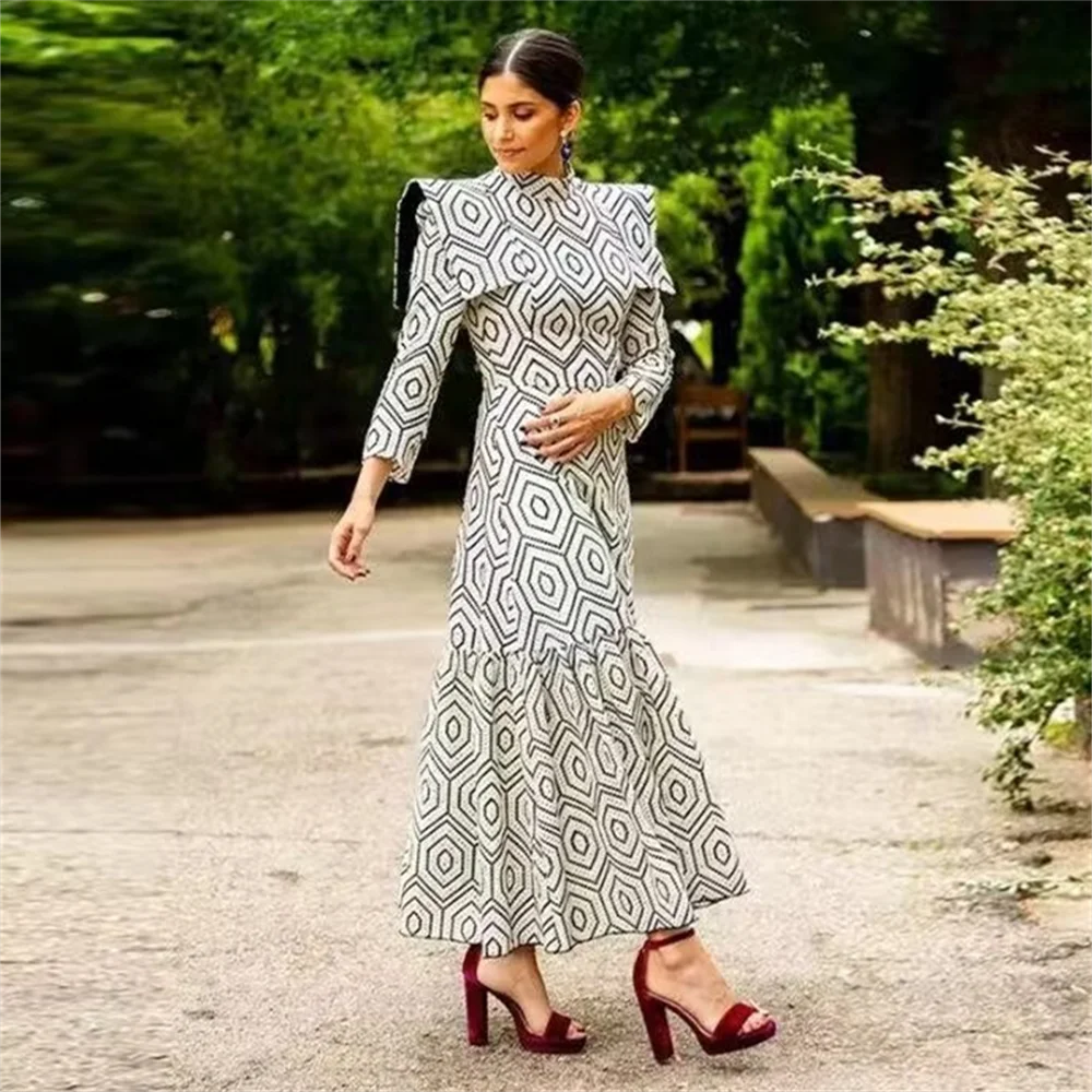PB-ZA-Vestido-slim-fit-estampado-para-mulher-elegante-casual-vers-til ...
