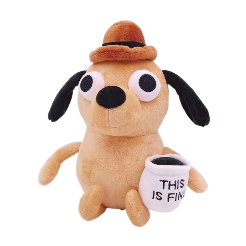 This-is-Fine-Dog-Meme-Plush-Toy-Cosplay-Doll-Funny-Coffee-Mug-Cup ...