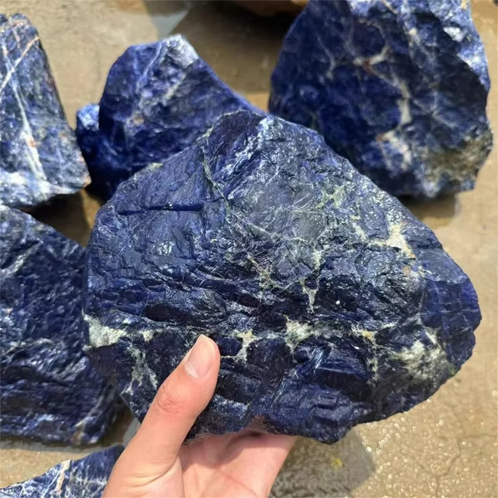 High Quality 100% Natural Crystal Rough Raw Quartz Blue Sodalite Rough ...