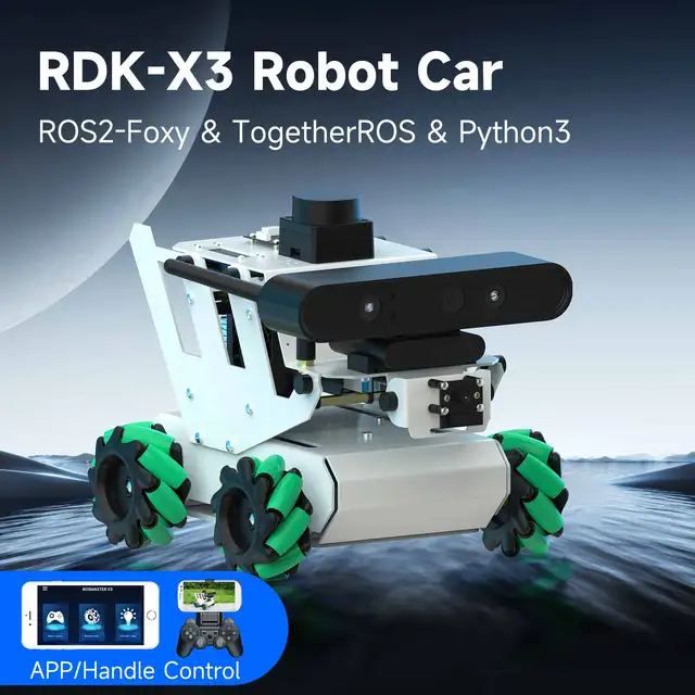 ROS2 Robot Kit Yahboom Raspberry Pi 5 Mecanum Wheel AI Robot – ROS2 ...