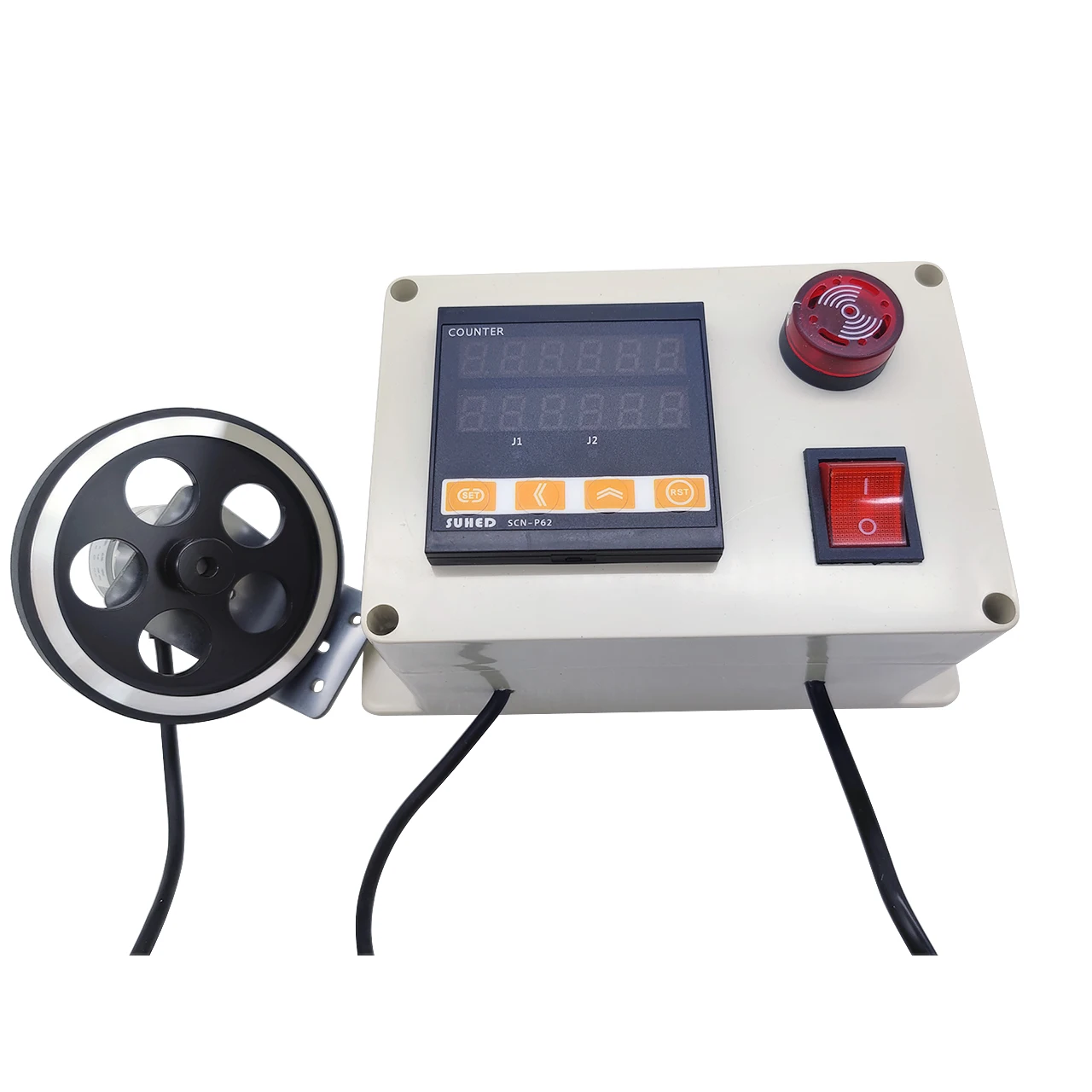 Rotary Encoder 300 Ppr Digital Electric Meter Counter Wheel Roll Length ...