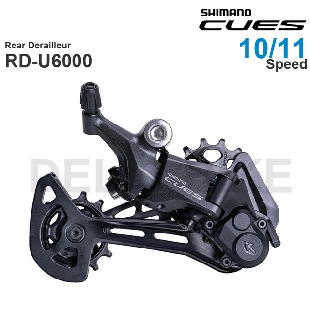 SHIMANO CUES U6000 Rear Derailleur RD U6000 SHADOW RD+ 10/11 speed ...