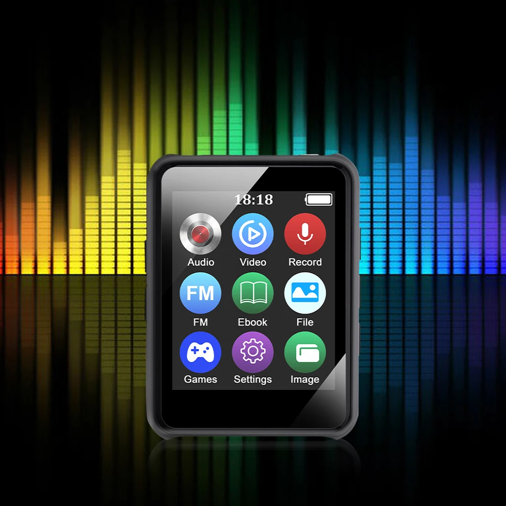 16 GO - Style tactile - Mini lecteur de musique MP3, Bluetooth, parleur ...