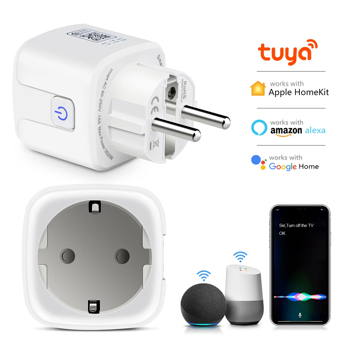 Tuya-Homekit-Smart-Socket-EU16A-Wifi-Smart-Plug-With-Power-Monitoring ...