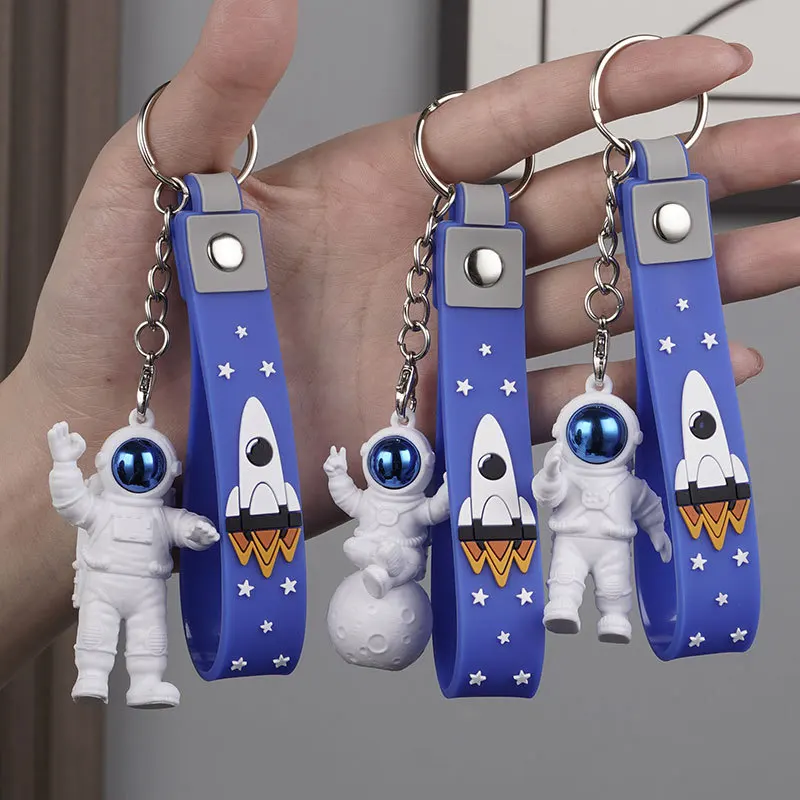 3Pcs-Astronaut-Statue-Key-Chain-Handbag-Oranments-Spaceman-Sculptures ...