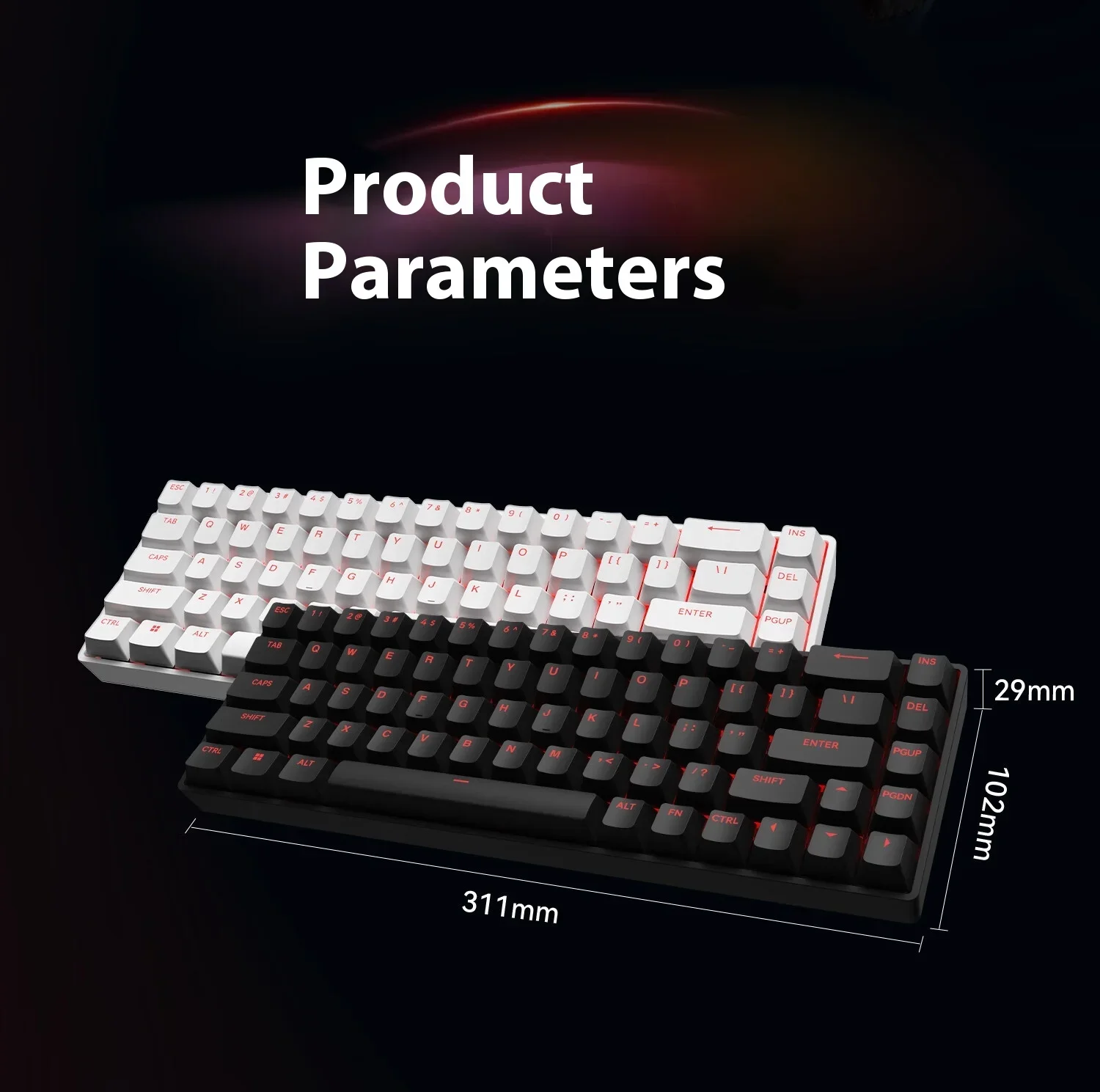MADCATZ Fire68 Pro Mechanical Gaming Keyboard Rapid Trigger | Unendingtech
