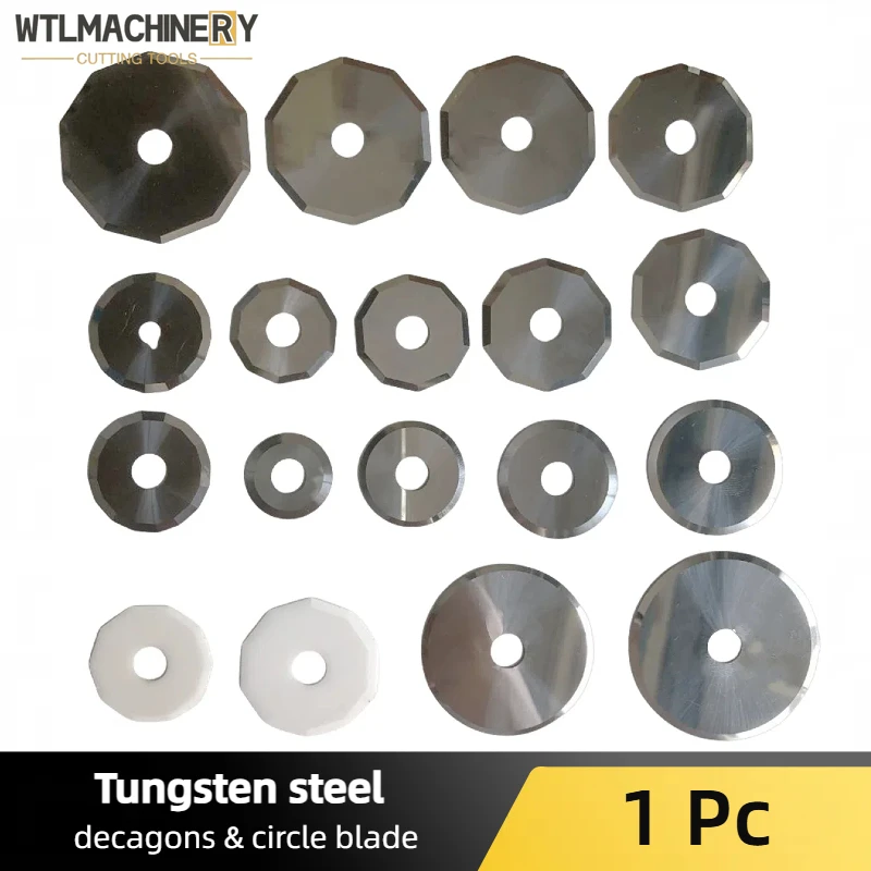 1Pc Decagon Tungsten Steel Blade Rotary Circular Round Blade ...