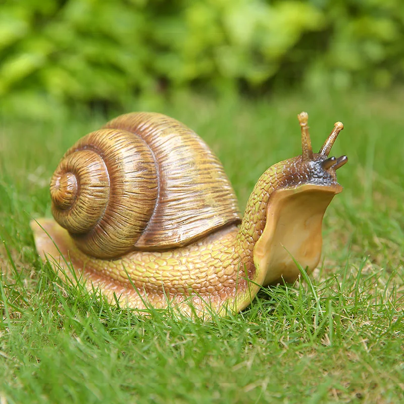 Pastoral-Simulation-Snail-Resin-Accessories-Outdoor-Garden-Park ...