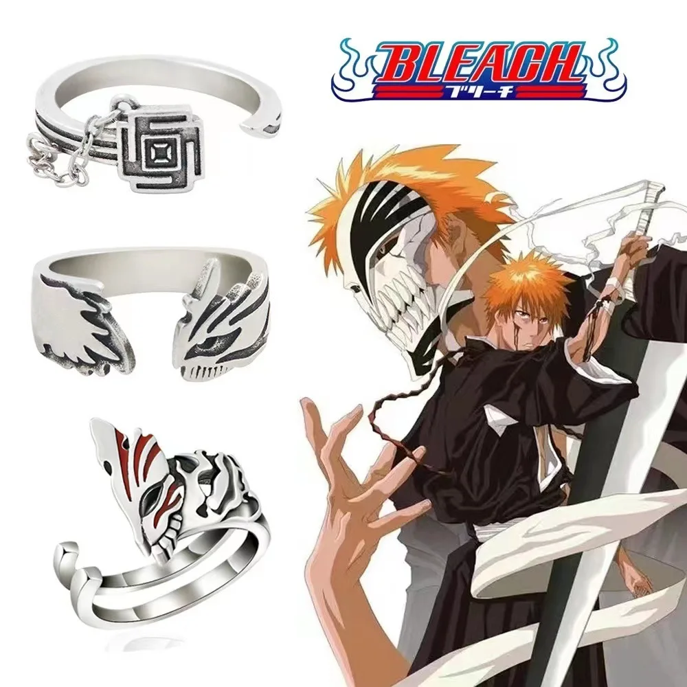 Fashion-Anime-BLEACH-Kurosaki-Ichigo-Rings-Cosplay-Props-Jewelry ...