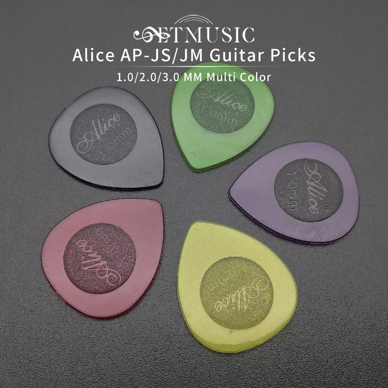 100pcs Alice Transparent Big/small Mediators Durable Water Drop Guitar ...