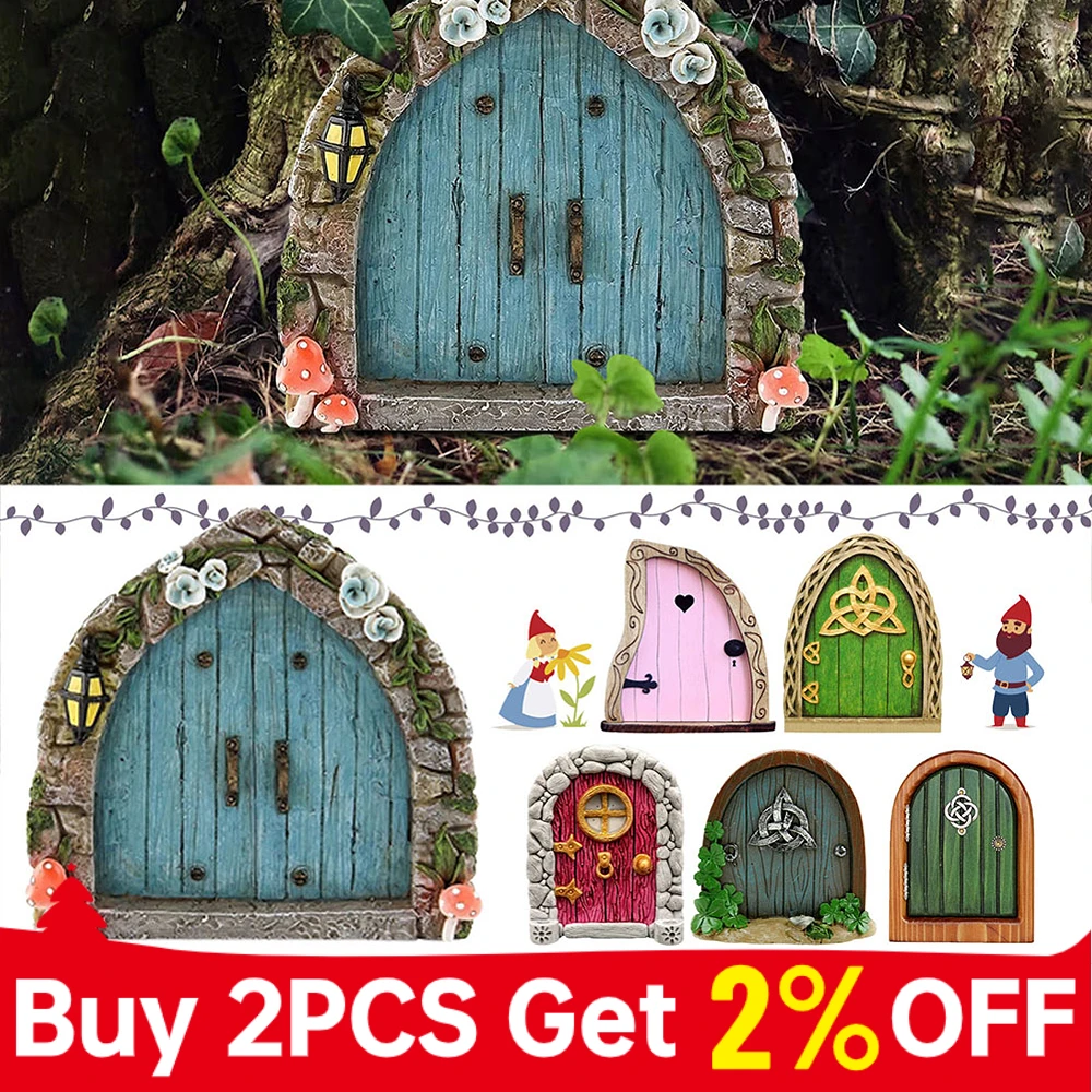 Elf-Fairy-Garden-Door-for-Tree-Home-Miniature-Fairytale-Tiny-House ...