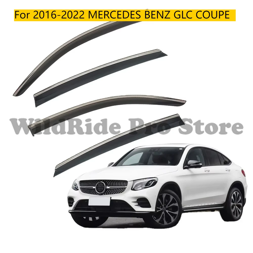Car Visors for 2016-2022 MERCEDES BENZ GLC COUPE Car Wind Deflector ...