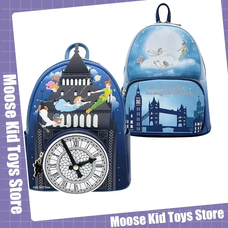Loungefly-Disney-Peter-Pan-Backpacks-Anime-Pu-Leather-Students-Backpack ...