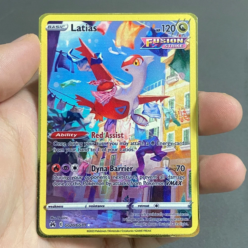 Iron Cards Gold Vmax Card Pikachu Charizard English Metal Cards Mega ...