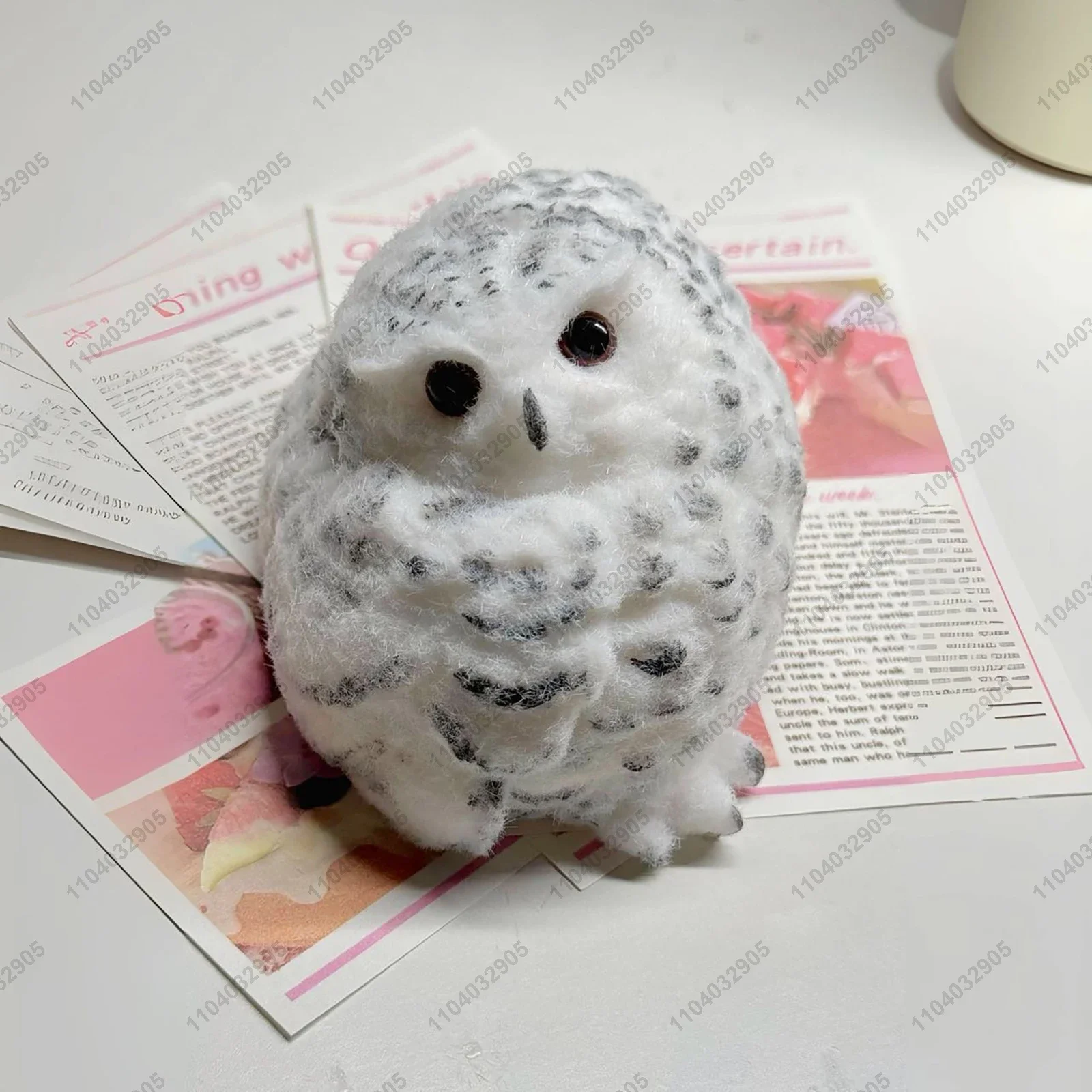 Big-Owl-Handmade-Taba-Squishy-Fuzzy-Owl-Silicone-Animal-Squezze-Toy ...