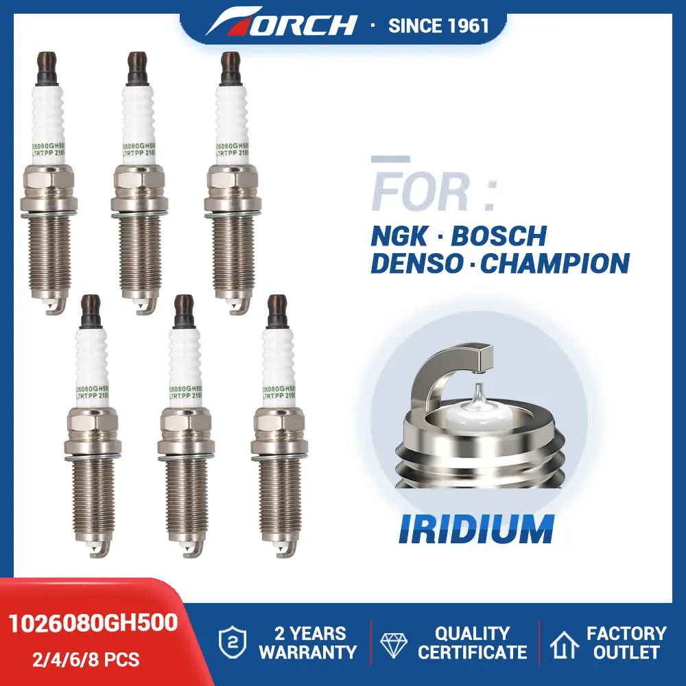 Bujía de antorcha Original de China, reemplazo de velas de iridio ...