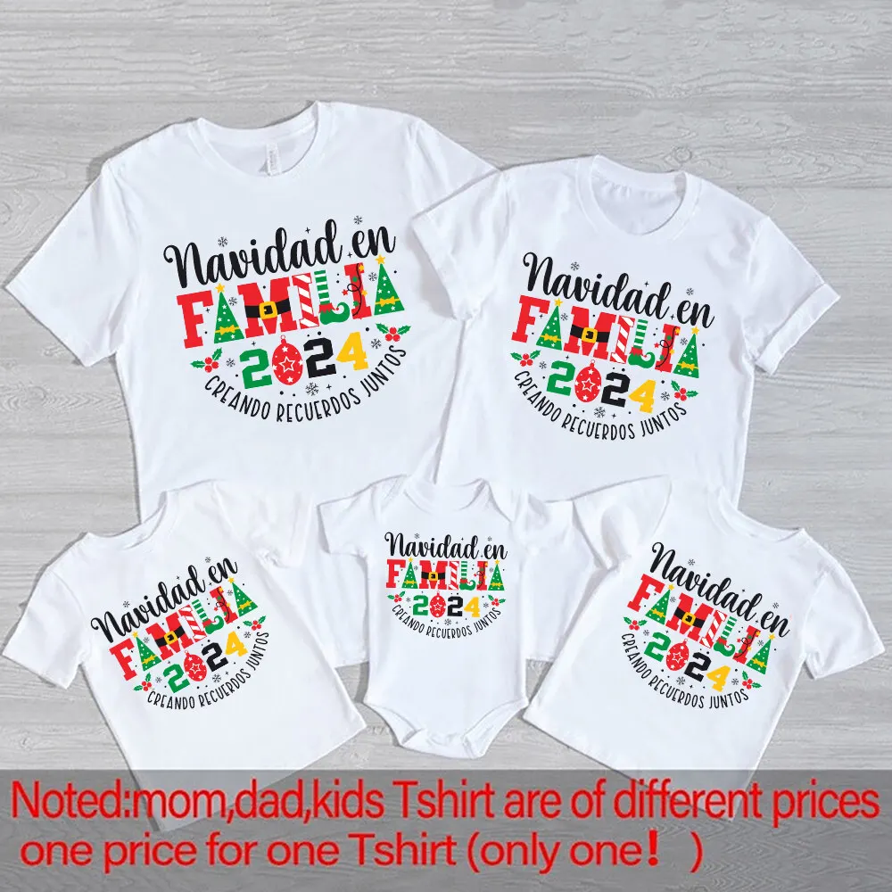 Creando recuerdos juntos para la Navidad familiar en 2024 Camisetas ...