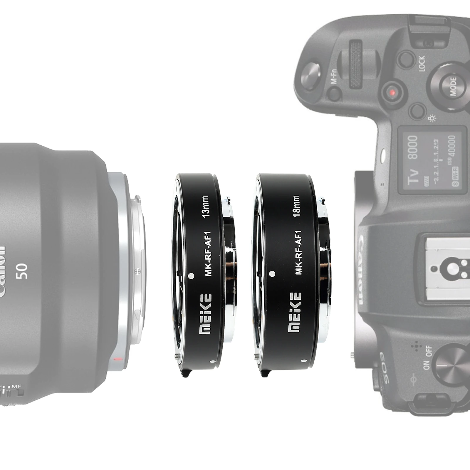 Meike-MK-RF-AF1-AF-Macro-Extension-Tube-Solid-Metal-Bayonet-11mm-18mm ...