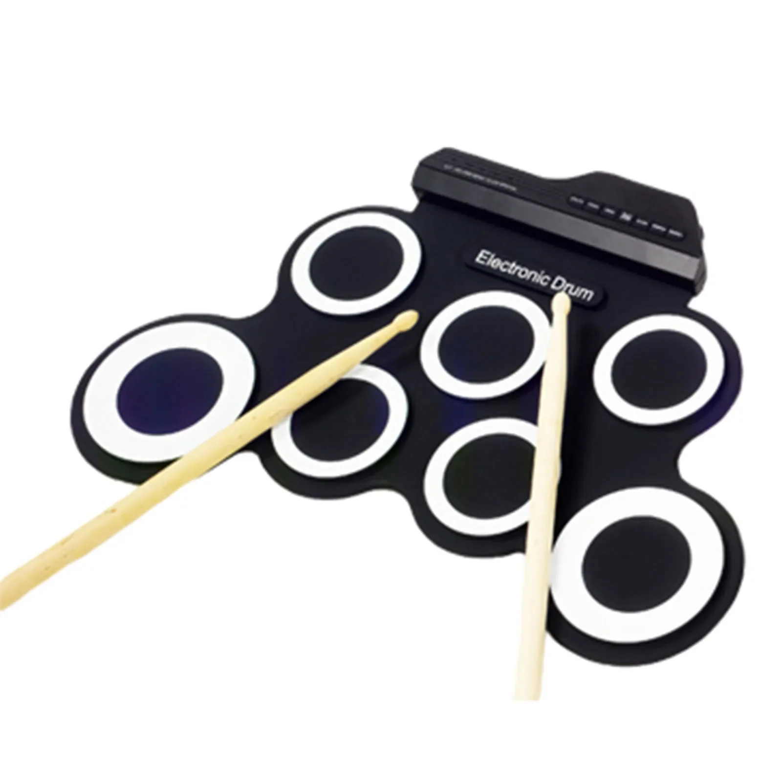 Electronic-Drum-Set-USB-Roll-Up-Silicon-Drums-Pad-USB-Foldable-Silicon ...