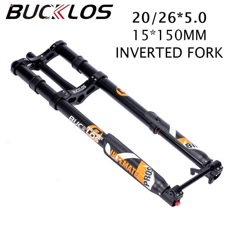 BUCKLOS-15-150mm-Bicycle-Fork-20-5-0-26-5-0-Air-Suspension-Bike-Fork ...