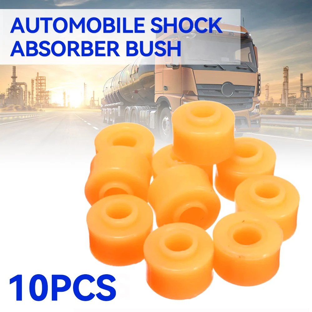 10-pcs-Car-Shock-Absorber-Rubber-Bushings-Yellow-Truck-Auto-Accessories ...