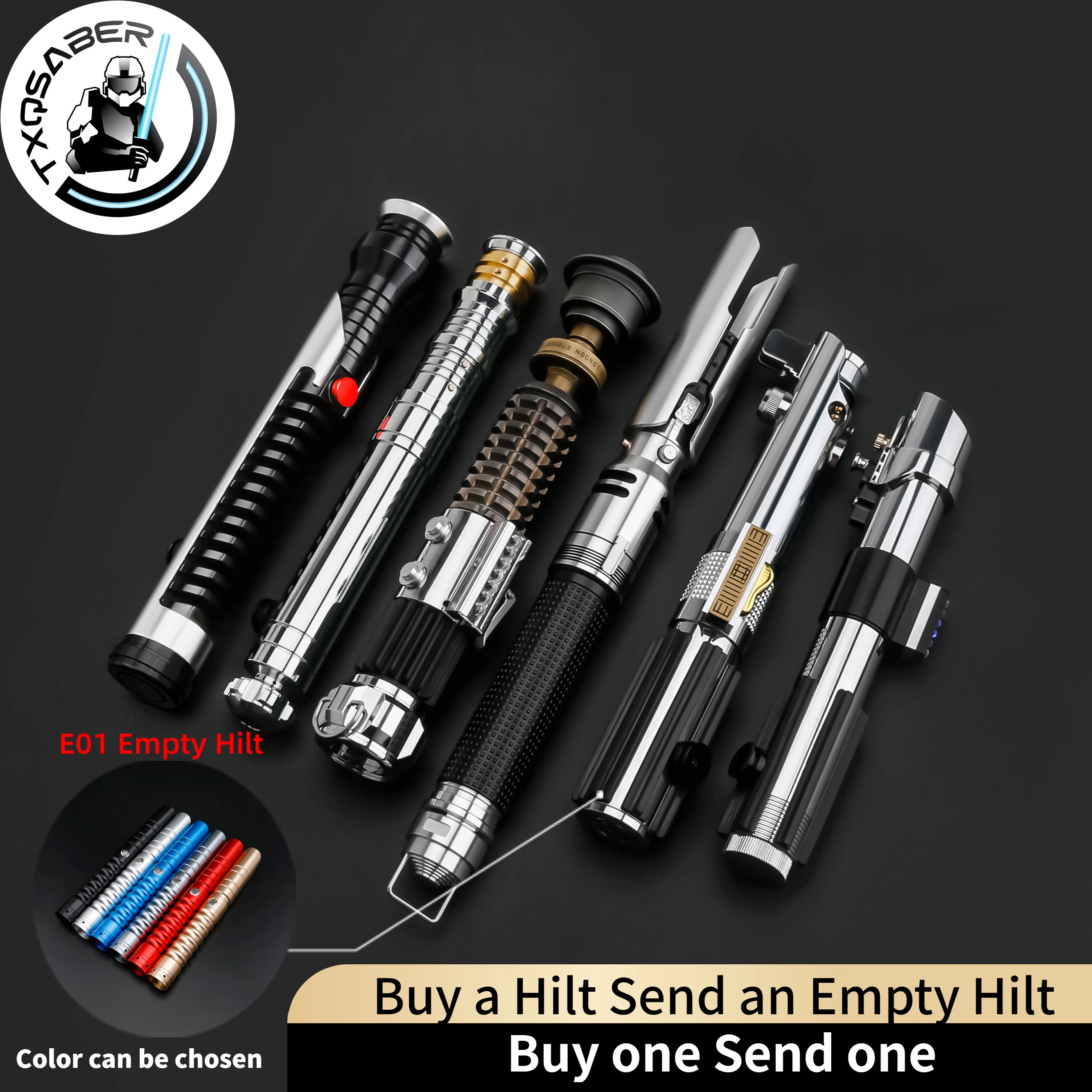 TXQSABER Lightsaber Replica Series SDRGB Pixel no Blade FOC Metal Hilt ...