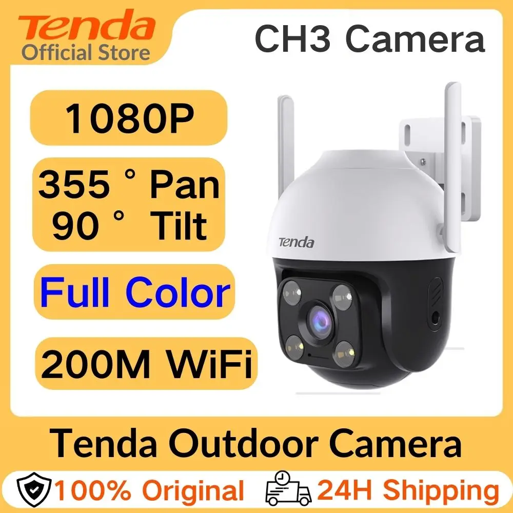 Tenda-CH3-WCA-1080P-para-exteriores-c-mara-panor-mica-e-inclinable-a ...