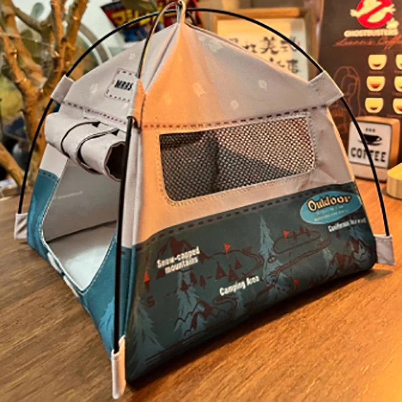 1:12 Dollhouse Soldier Camping Small Tent Model Movable Dolls ...