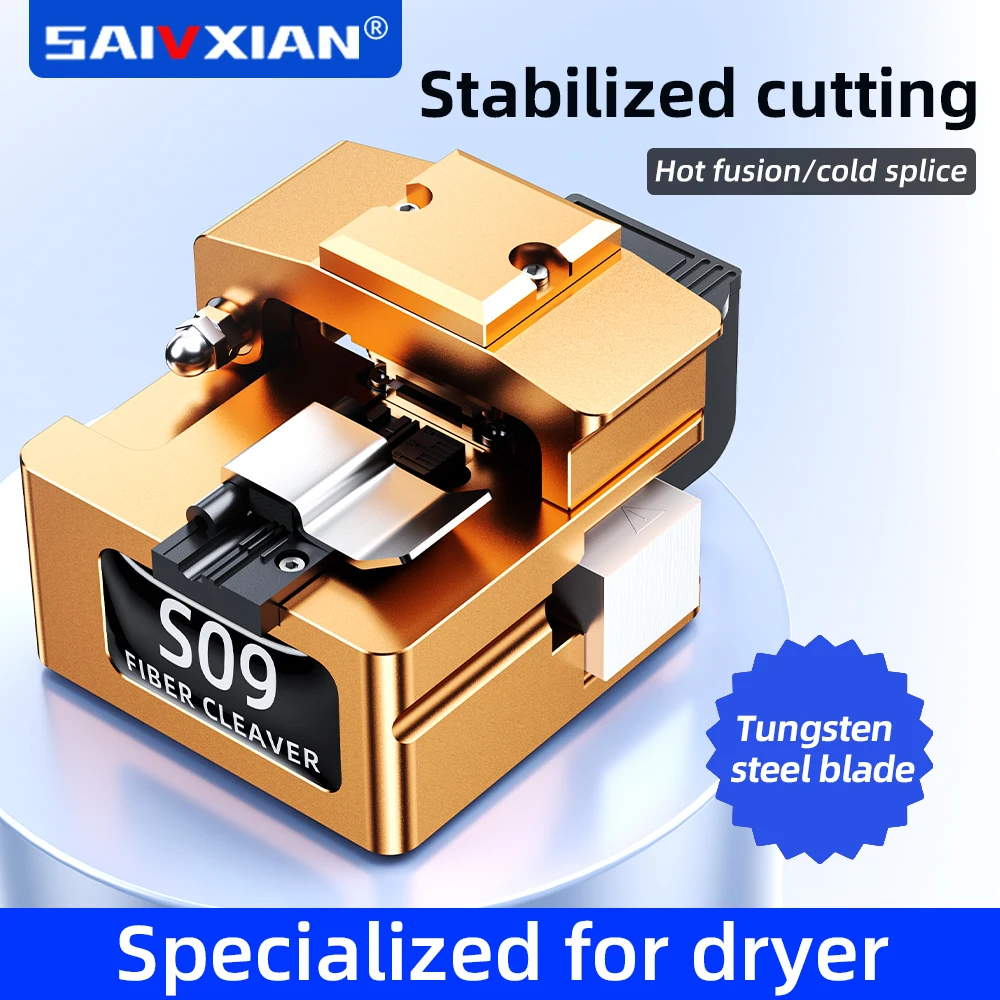 SAIVXIAN-S09-Fiber-Optic-Cleaver-Optical-Fiber-Fusion-Splicer-Cutting ...