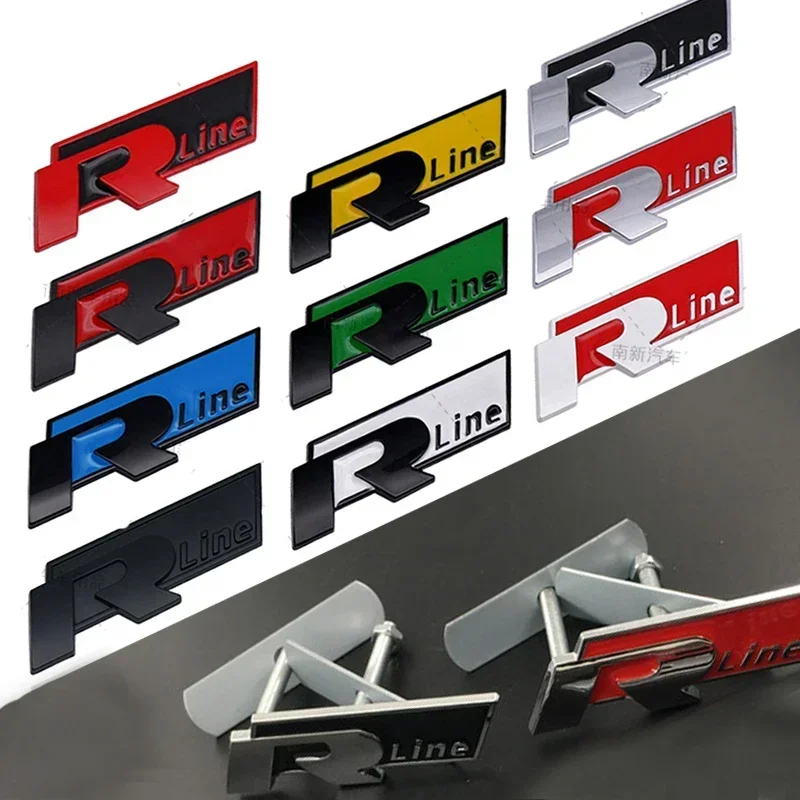 3D Metal for Volkswagen VW Rline R Golf Jetta Polo Passat B5 B6 Touareg ...
