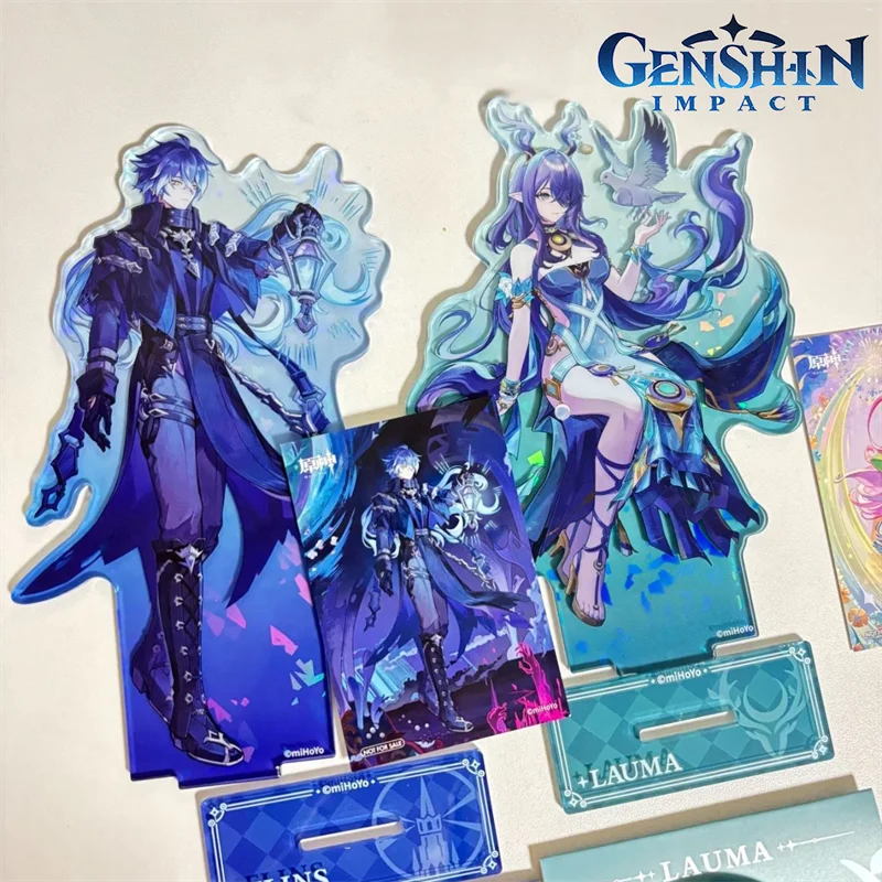 Game Genshin Impact Lauma Flins Cosplay Stand Model Plate Figure ...
