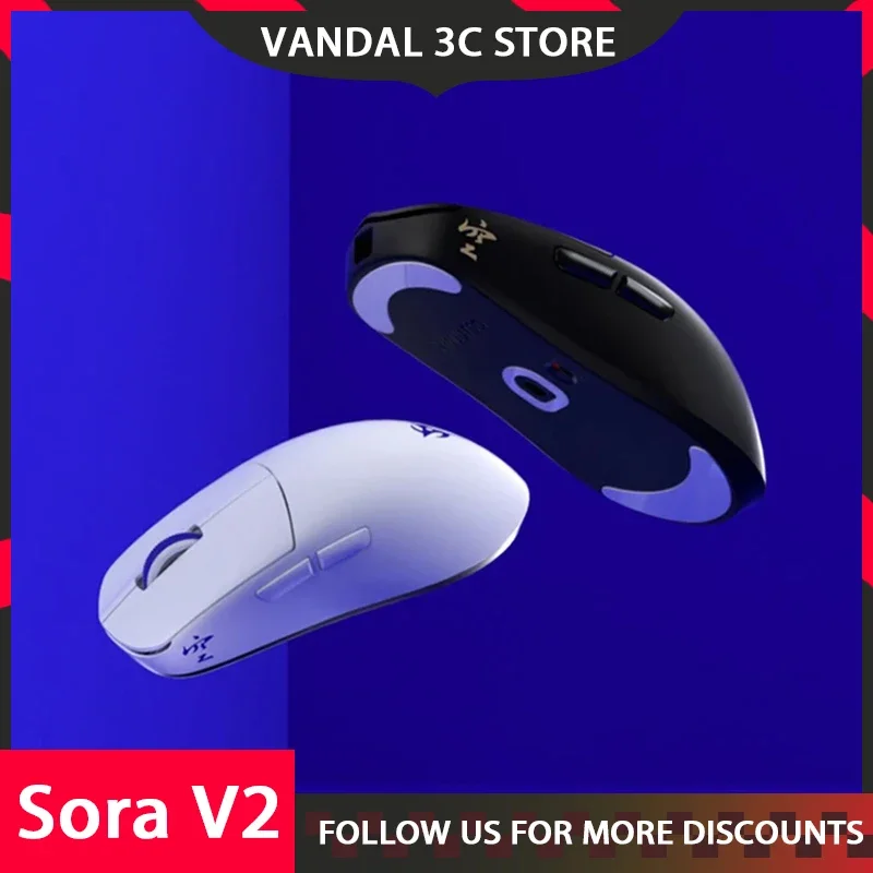 Ninjutso-Sora-V2-Wireless-Mouse-Dual-Mode-Lightweight-Paw3395-8k-Return ...