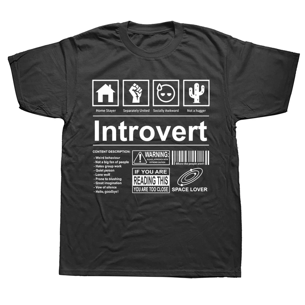 Introvert-Logo-T-Shirt-Humor-Introverts-Joke-Introverted-Gift-Tops-Casual-100-Cotton-Unisex-euro ...