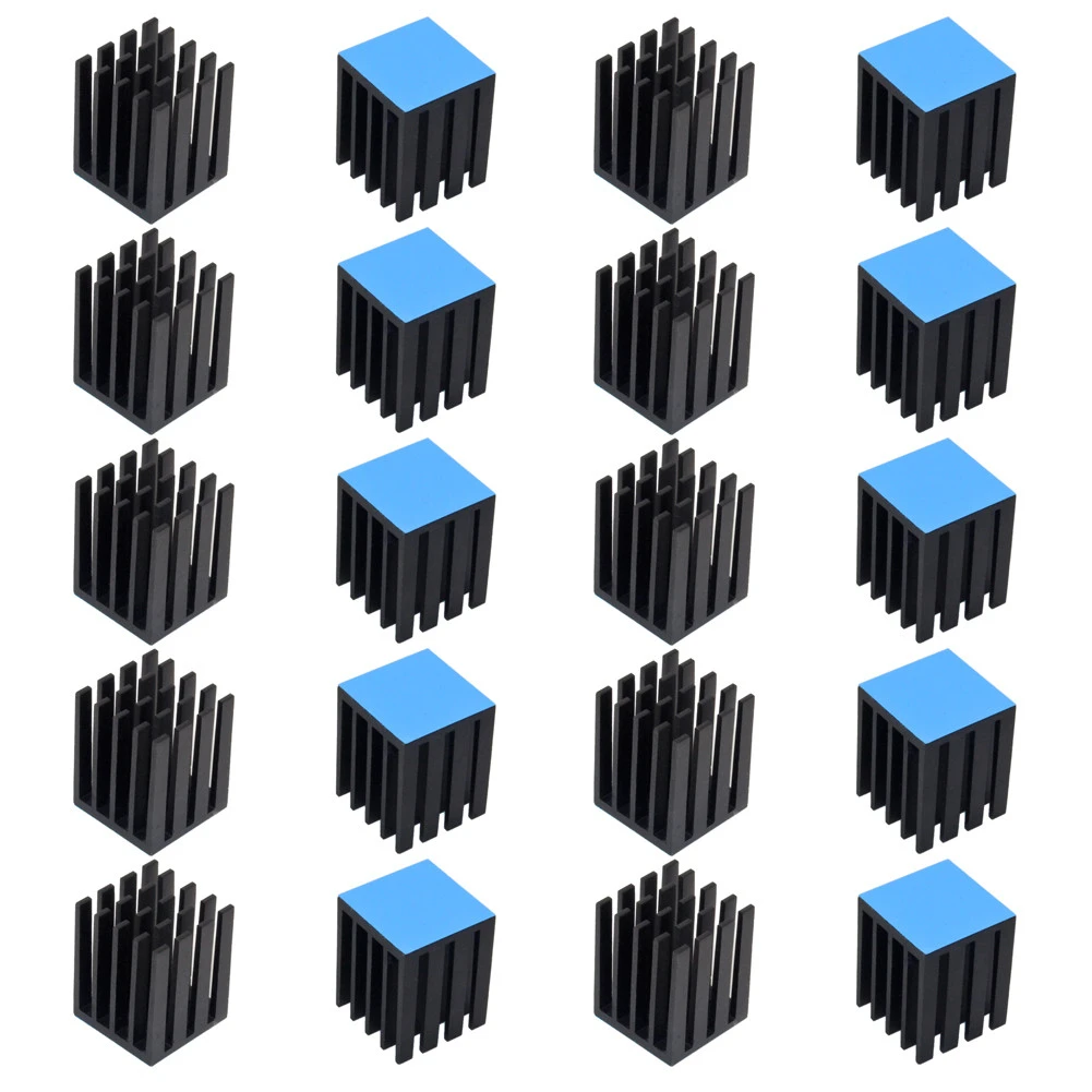 19x19x24mm 20pcs Aluminum Heatsink Radiator Heat Sink Cooler Cooling ...