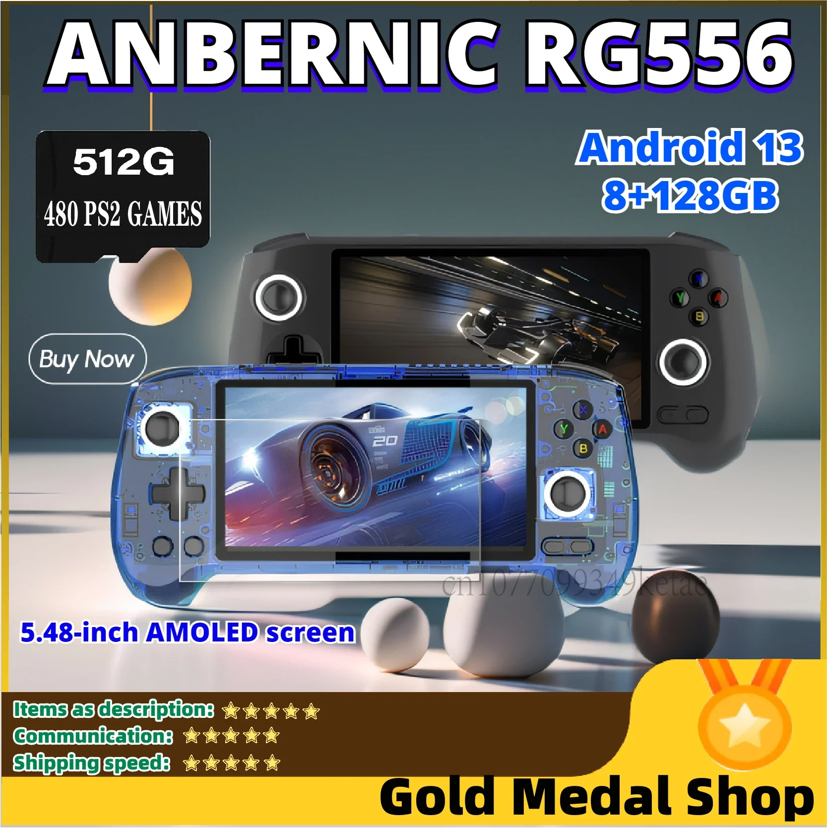 ANBERNIC-RG556-Handheld-Game-Console-Retro-Android-13-Video-Players-5 ...