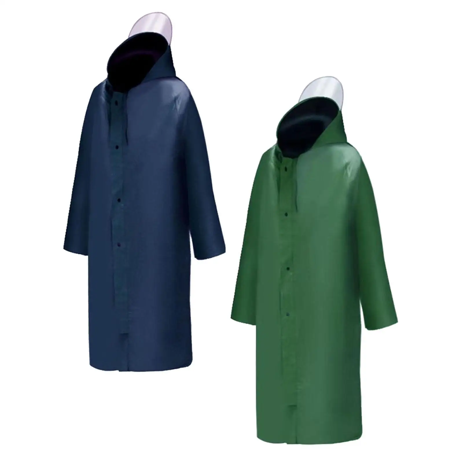 Raincoat-Classic-with-Hood-Reflective-Reusable-Windbreaker-Rain-Coats ...
