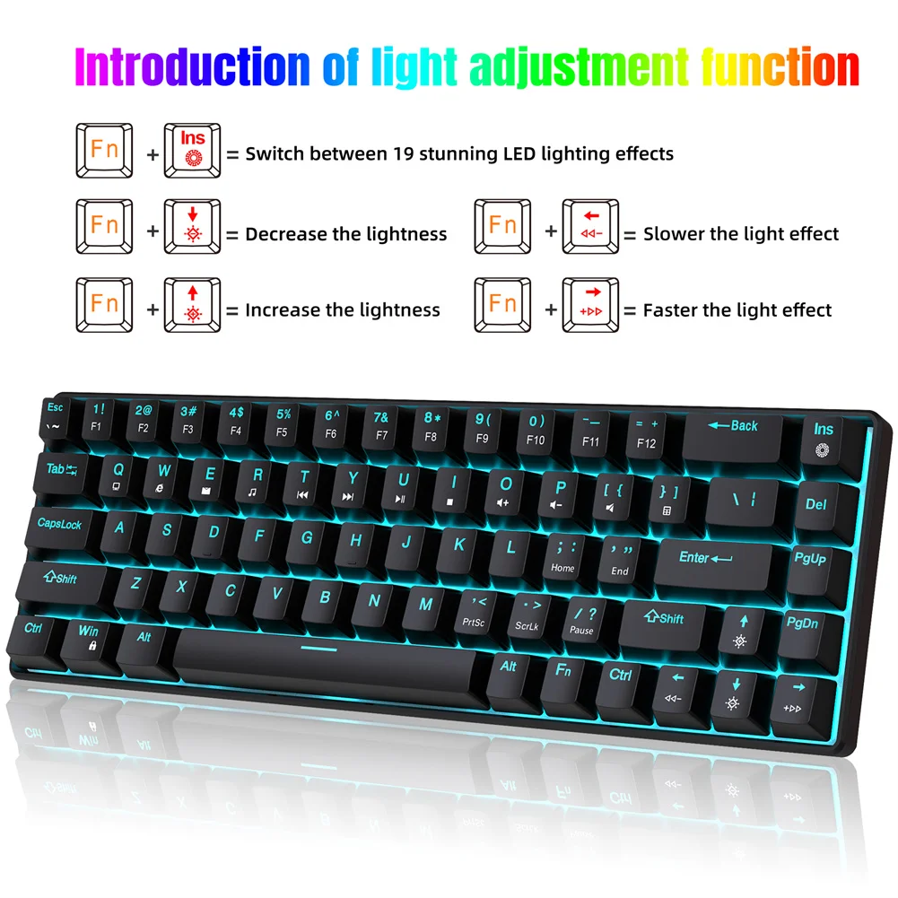 V800-Mechanical-Keyboard-Wired-Keyboards-For-Gaming-Cool-Lighting-Hot ...