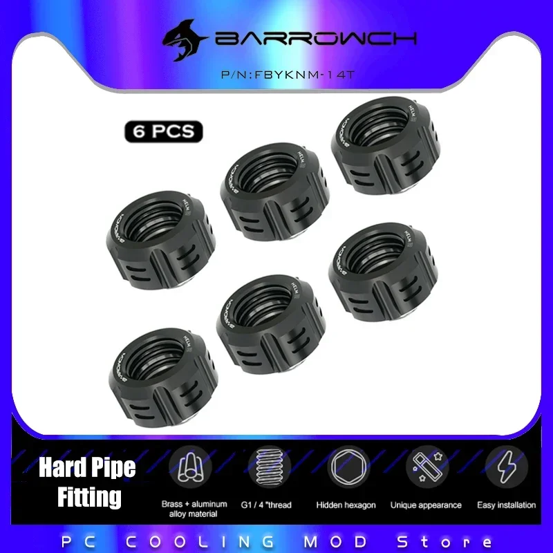 Barrowch-14MM-Hard-Pipe-Fitting-Compression-Connecter-Finger-Tight ...