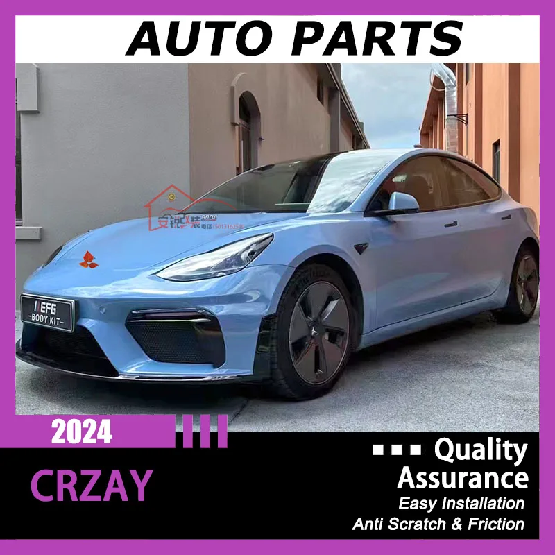 Suitable-For-Tesla-Model-3-Modification-Gt4-Model-With-Front-And-Rear ...