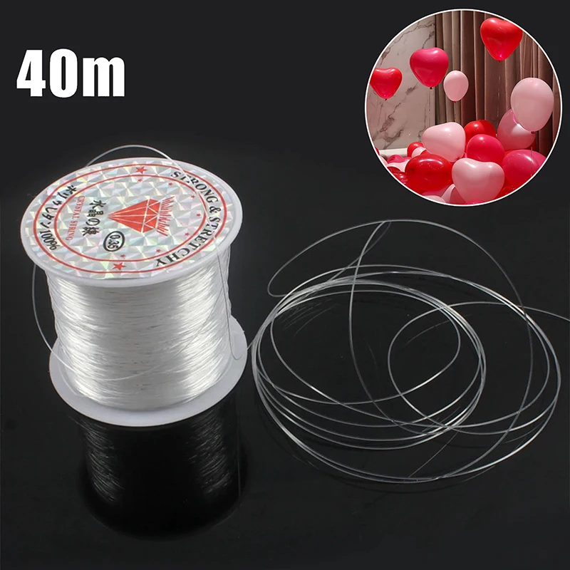 40m-Clear-Nylon-Invisible-Thread-Fishing-Wire-Hanging-Balloons-Wire ...