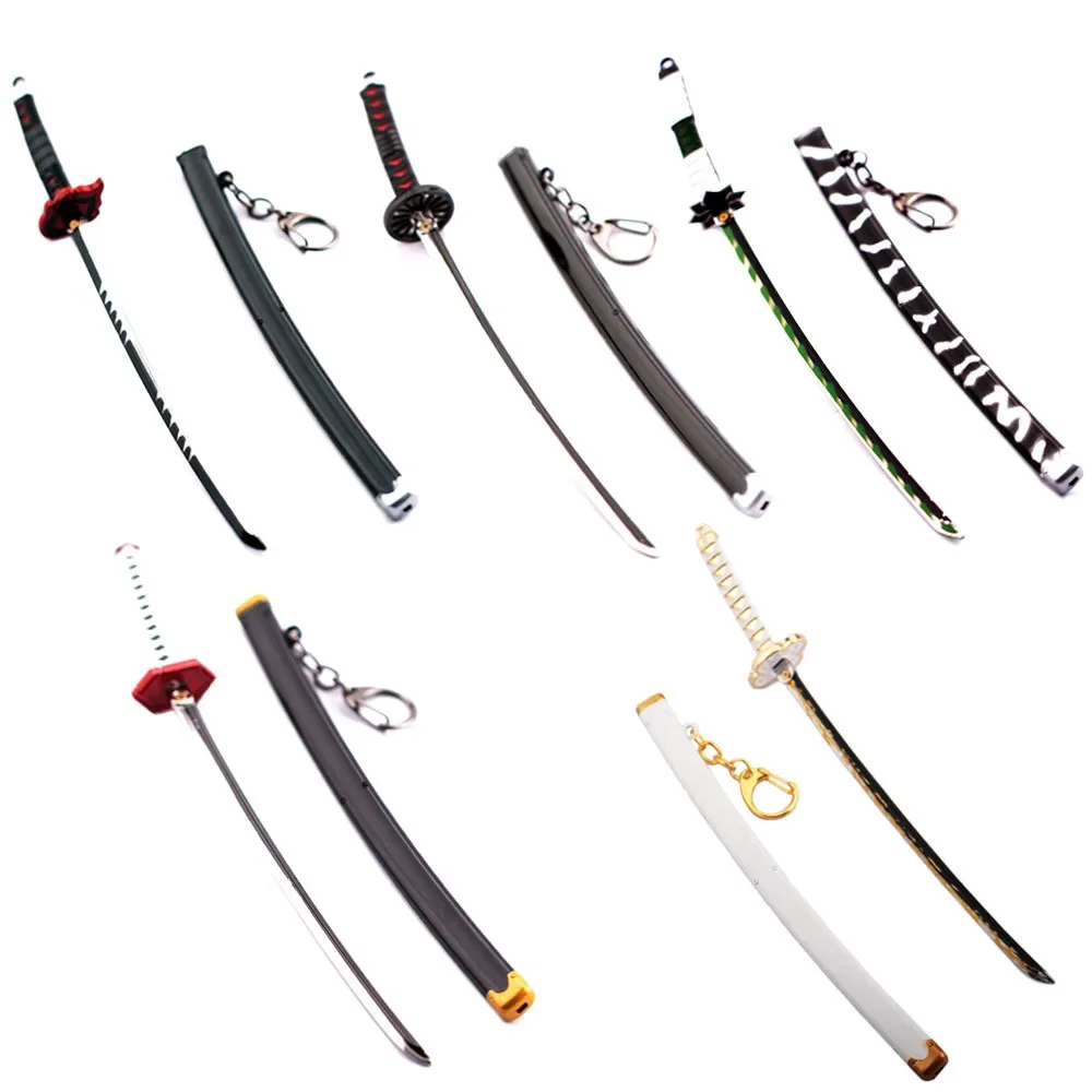 Anime-Demon-Slayer-Sword-Medel-Keychain-for-Men-Kimetsu-no-Yaiba-Kamado ...